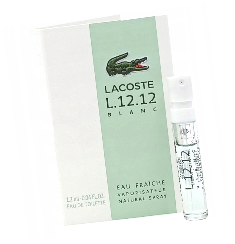 Lacoste L 12 12 Blanc Eau Fraiche туалетная вода мужская - сэмпл 1.2 мл / Лакост О Фреш