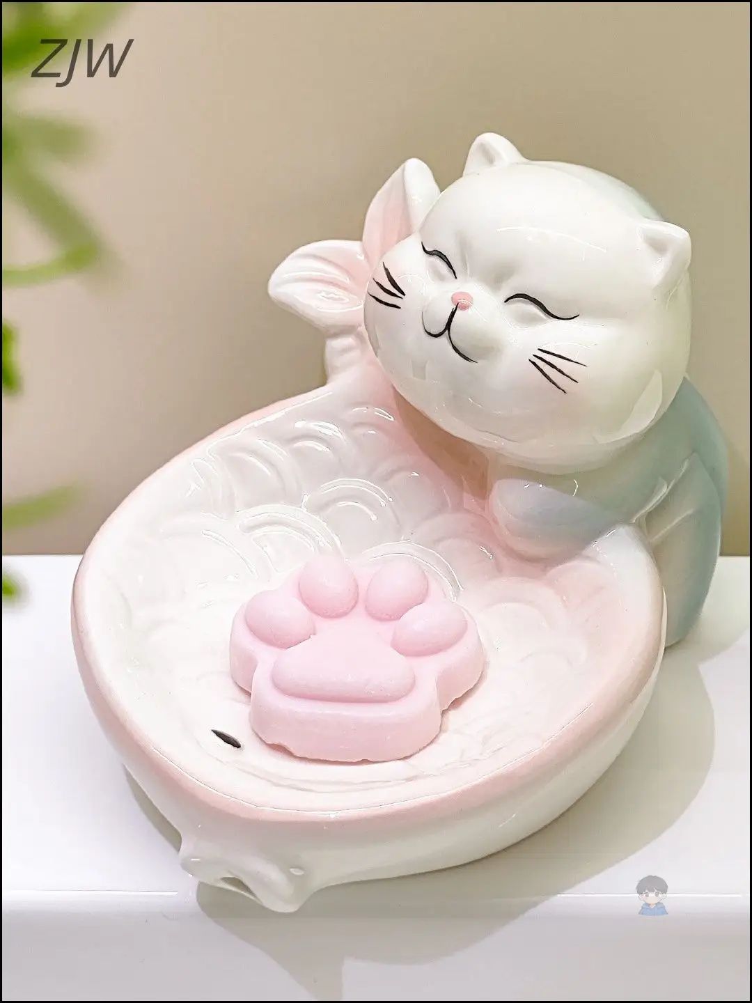 Мыльница, Артикул: 5635419849, Материал: Фаянс, Цвет: Pink-177