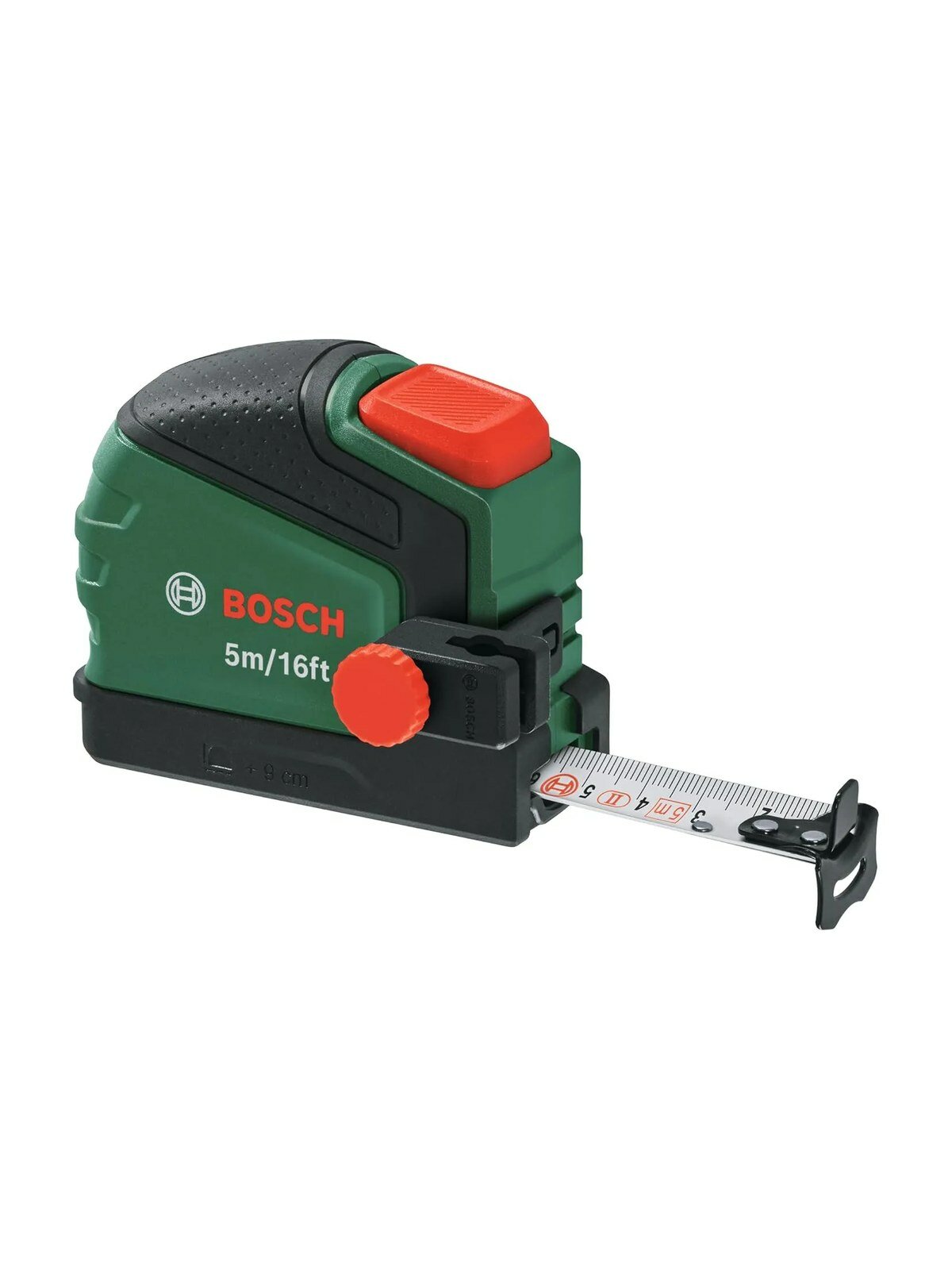 Bosch Рулетка строительная с автостопом 5 м / 16 футов (Метрический/дюймовый), 1600A02Z9Y