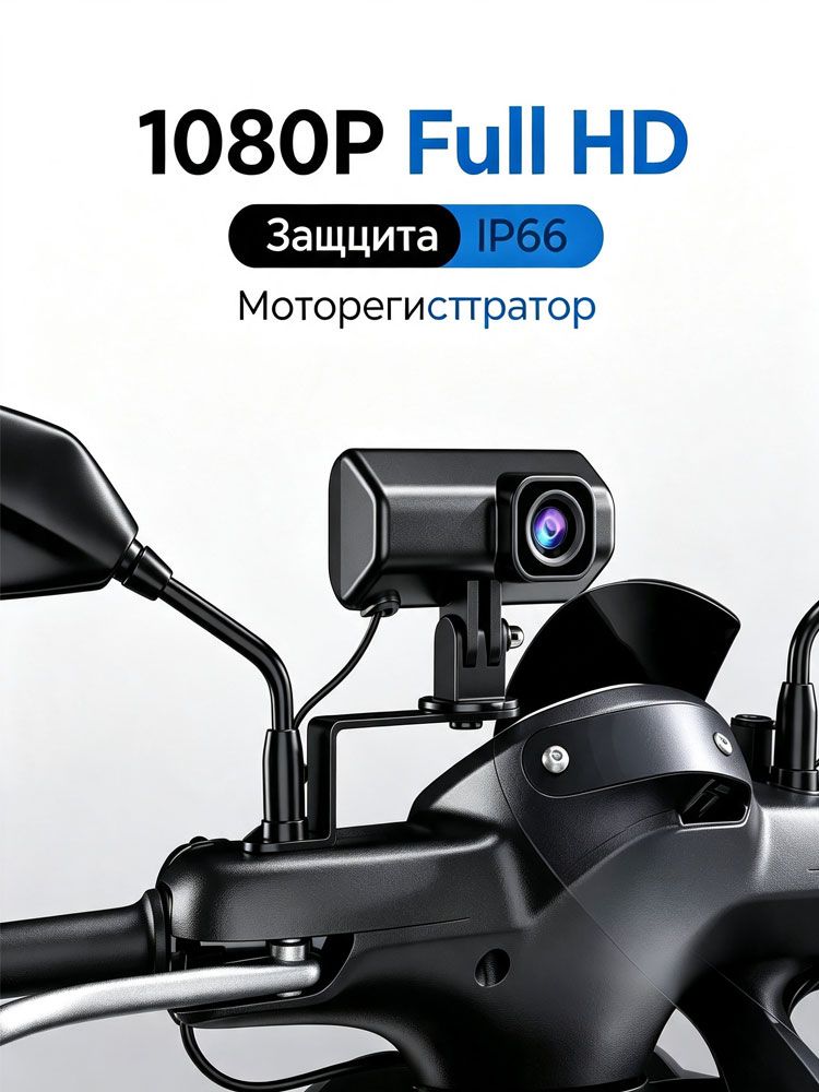 Моторегистратор, Full HD 1080P, 30 кадров/с, защита IP66 от воды, без карты памяти, питание от USB