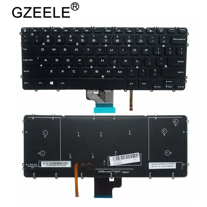 Новая клавиатура с английской раскладкой для Dell Precision M3800 XPS15 XPS 15-9530 15 9530, США с подсветкой 0HYYWM
