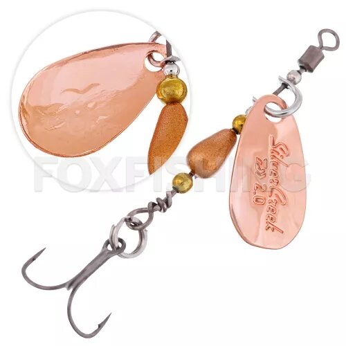 Блесна вращающиеся Daiwa Silver Creek Spinner 2гр. / COPPER