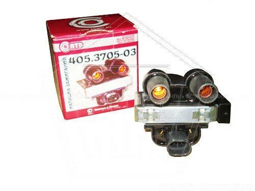 Катушка зажигания для а/м газ дв.405 (амр разъём) соатэ (405.3705-03)