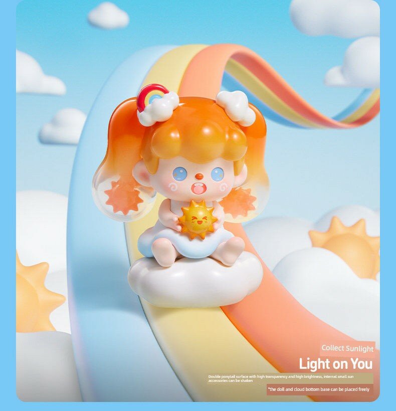 Фигурка POPMART SUPERTUTU Happy ING Blind Box Ловец солнца открытая коробка закрытый пакет коллекционная игрушка