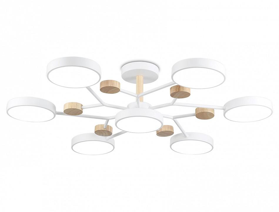 Люстра на штанге Ambrella Light FL FL4864 цвет плафона подвески Белый, цвет арматуры Белый, Коричневый