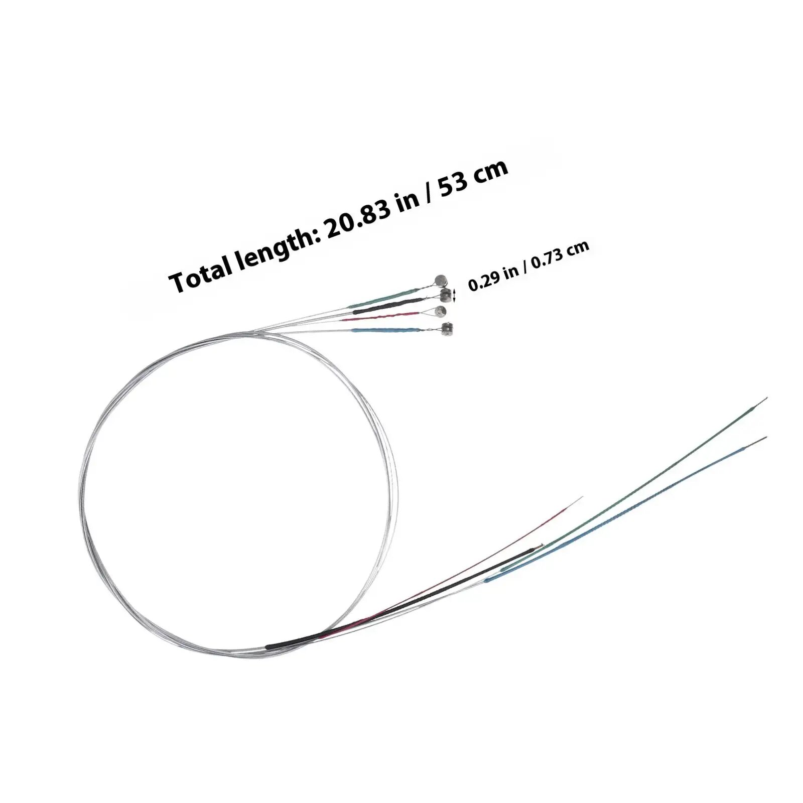 Струны Для Скрипки 4 Штук Подходят Для Скрипки 4/4-3/4 Размера 53.00X0.73X0.73Cm