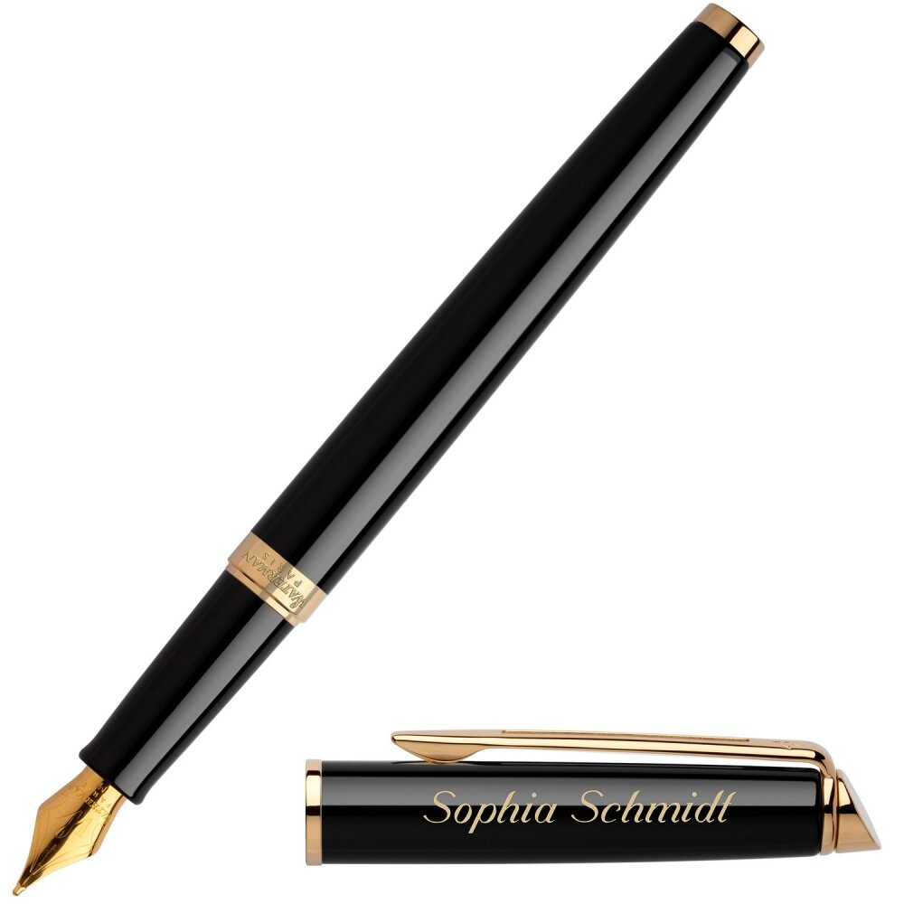 Перьевая ручка Waterman Hemisphere, цвет: Mars Black/GT, перо: F S0920610