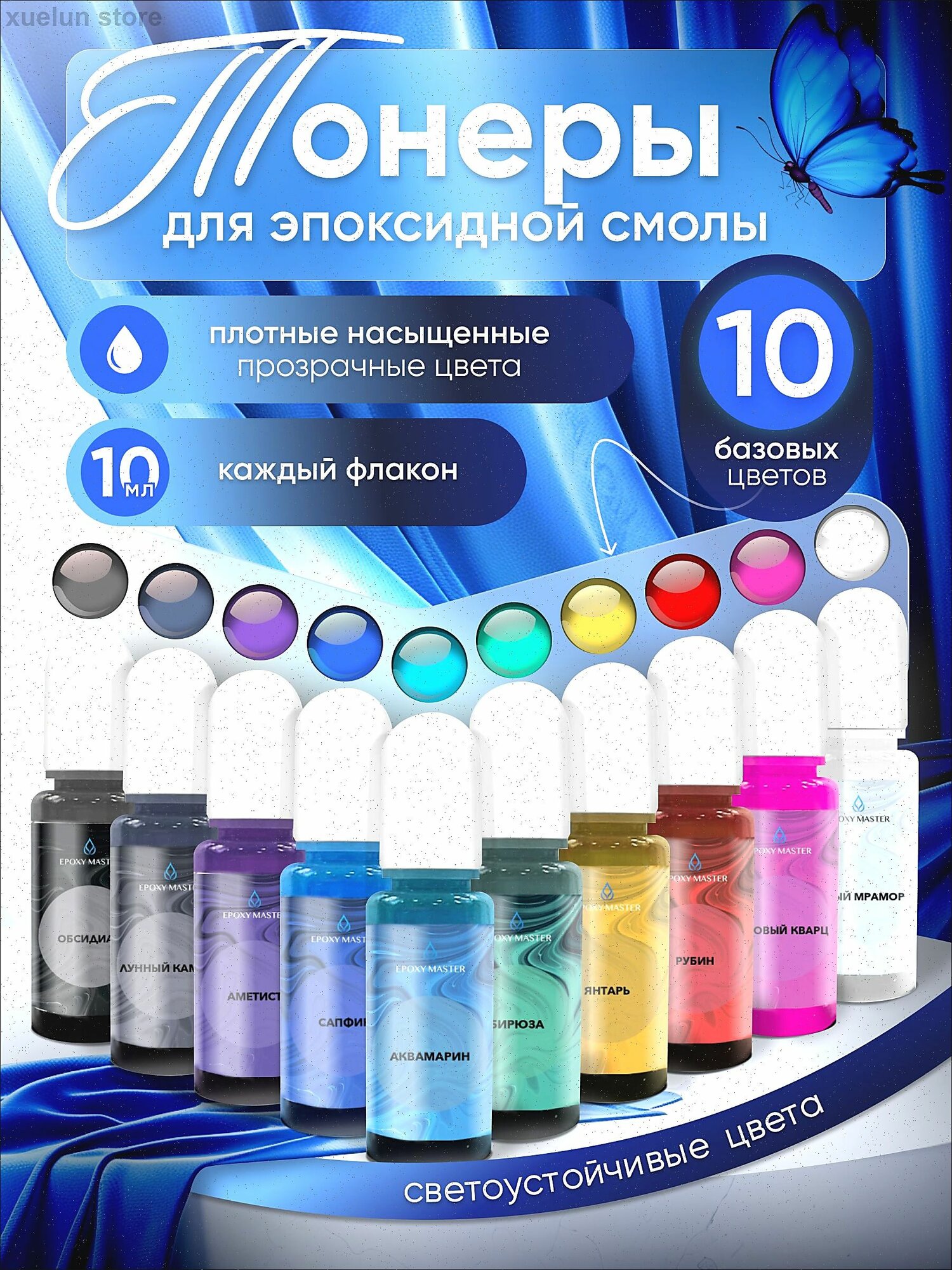 Набор тонеров для эпоксидной смолы EPOXYMASTER