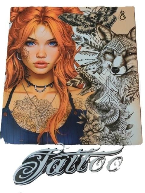 Раскраска Fresh "Тату", A4, 8 изображений