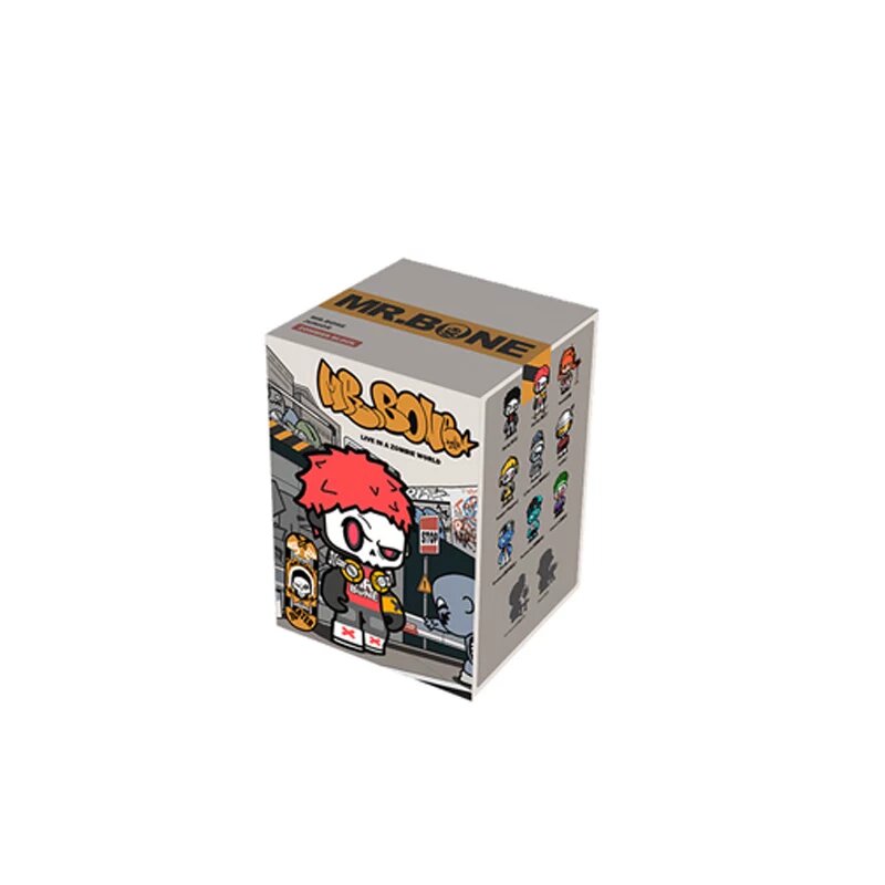 Mr. Bone Junior 2 Bio Block Черепная Коллекционная Блайнд-Бокс Фигурка Случайная Одна Штука 80-100 Символов