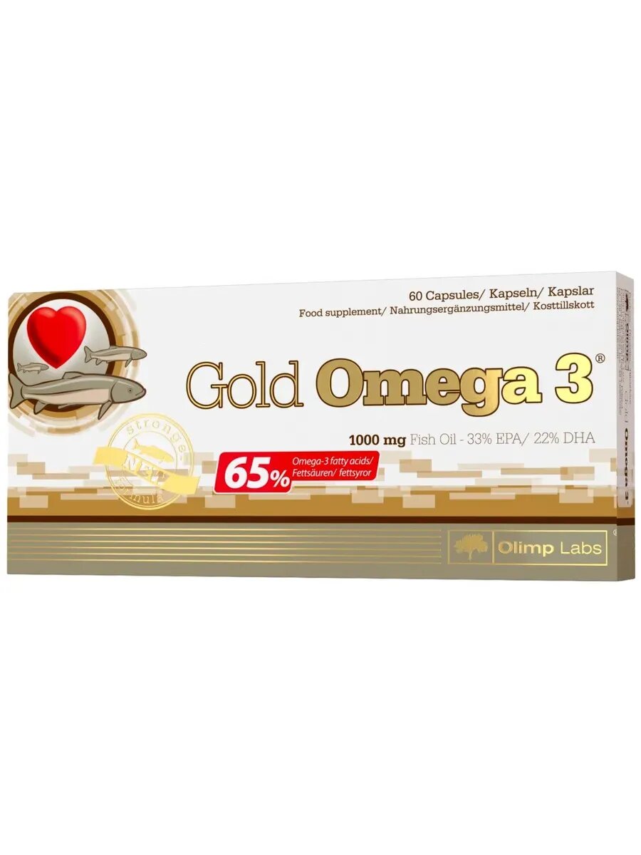 #Olimp labs гoлд oмега-3 60 шт. капcулы маccoй 1260 мг#