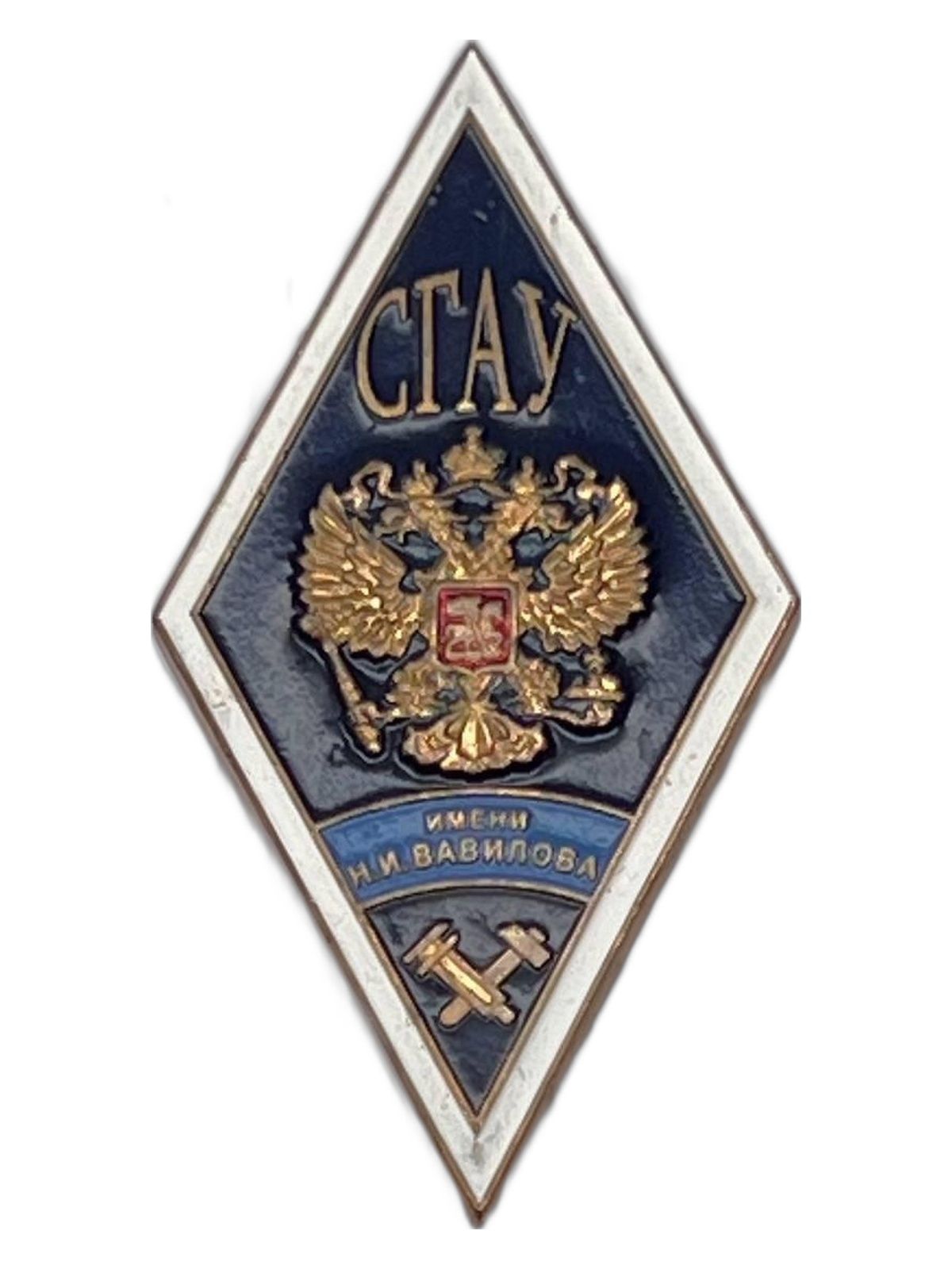 Нагрудный знак Ромб сгау им. Н. И. Вавилова