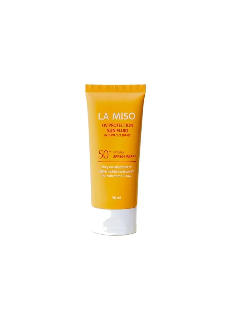 #coлнцезащитный флюид для лица spf 50+ pa+++ LA MISO UV protection sun fluid 50 мл#