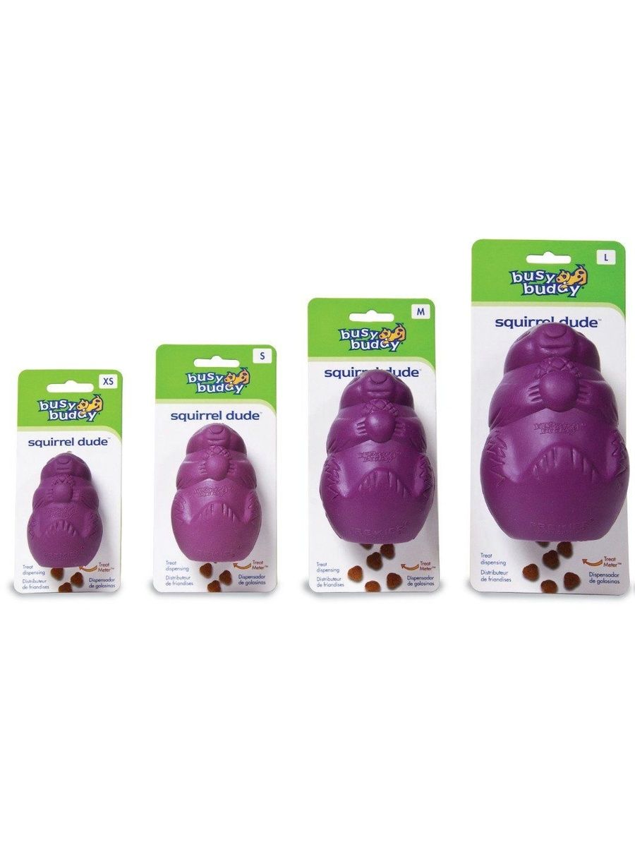 Интерактивная игрушка для собак The Busy Buddy Squirrel Dude (Белка) р-р XS