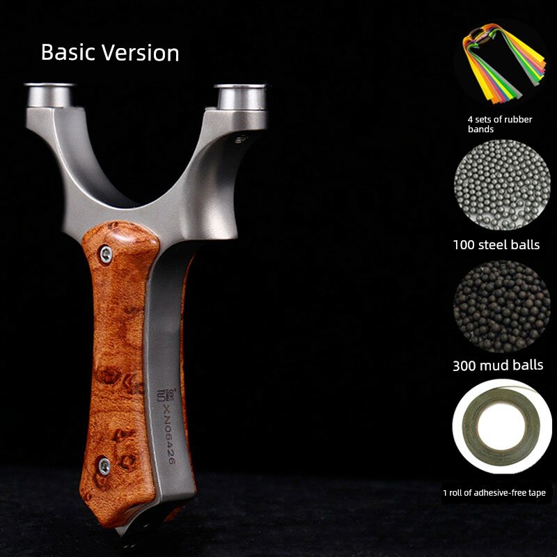 Little Bull Flying Tiger Basic Version Slingshot для взрослых, высокоточная с 9 мм стальными шариками, модель для
