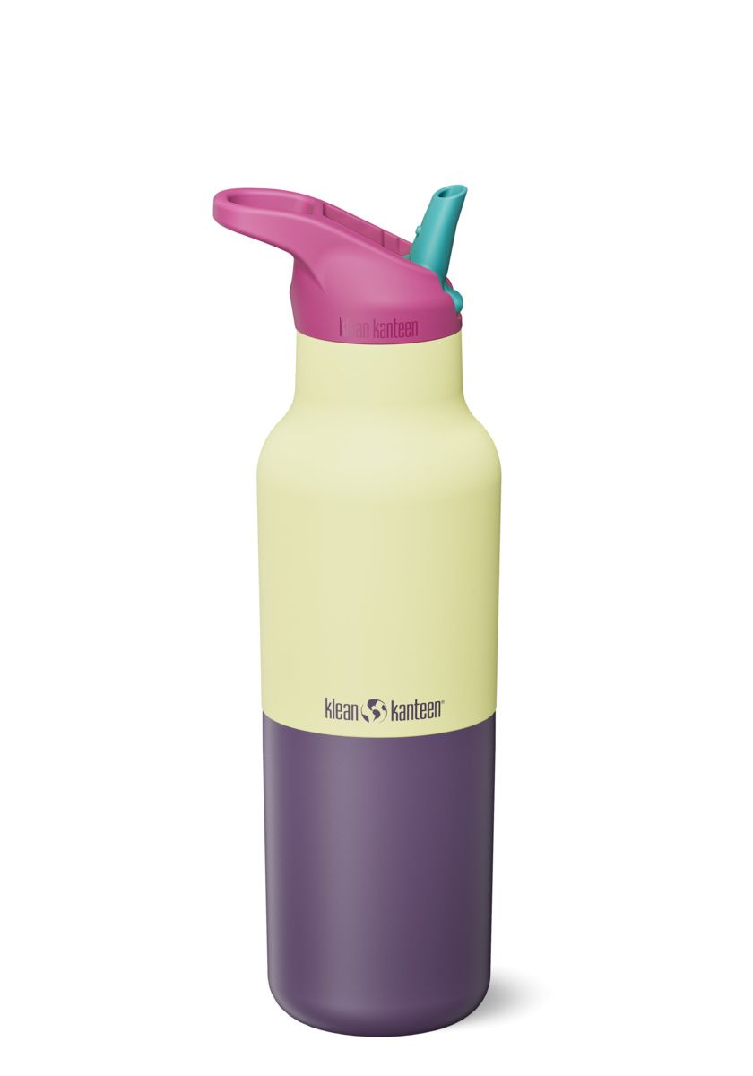 Термобутылка Klean Kanteen Rise Vac Classic Flip Sport 16oz (473 мл) Wax Yellow Kaleidoscope