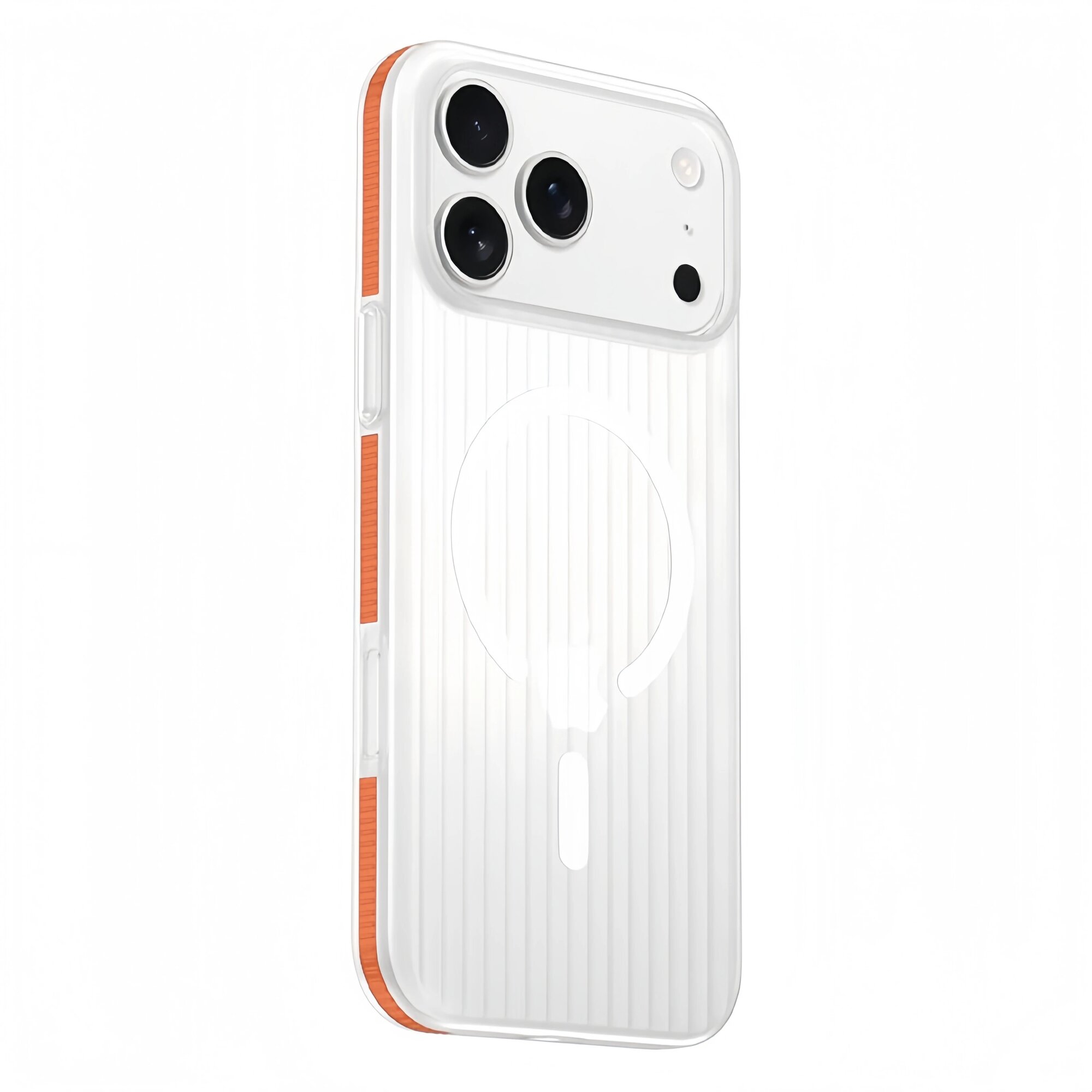 3D-чехол с рельефной текстурой для iPhone 18, 17 Air, 16 E, 15, 14, iPhone17 Эйр, Оранжевый, Orange