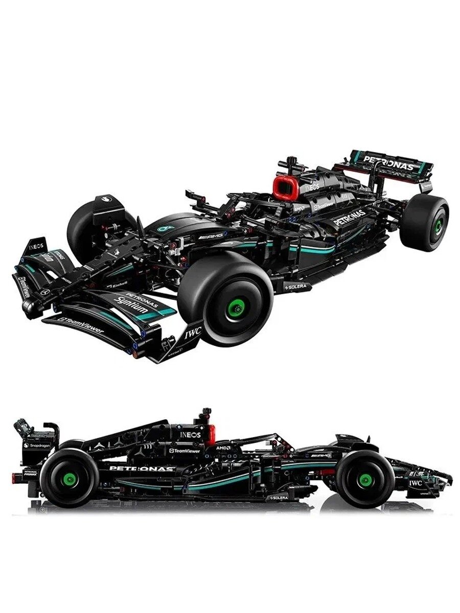 Конструкторы, Mercedes-AMG F1 W14 E Performance конструктор гоночного автомобиля, 42171 совместимый, 1642 деталей