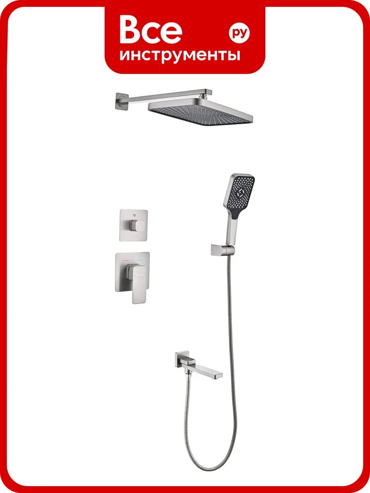 Душевая система скрытого монтажа Fmark FS8748-3L