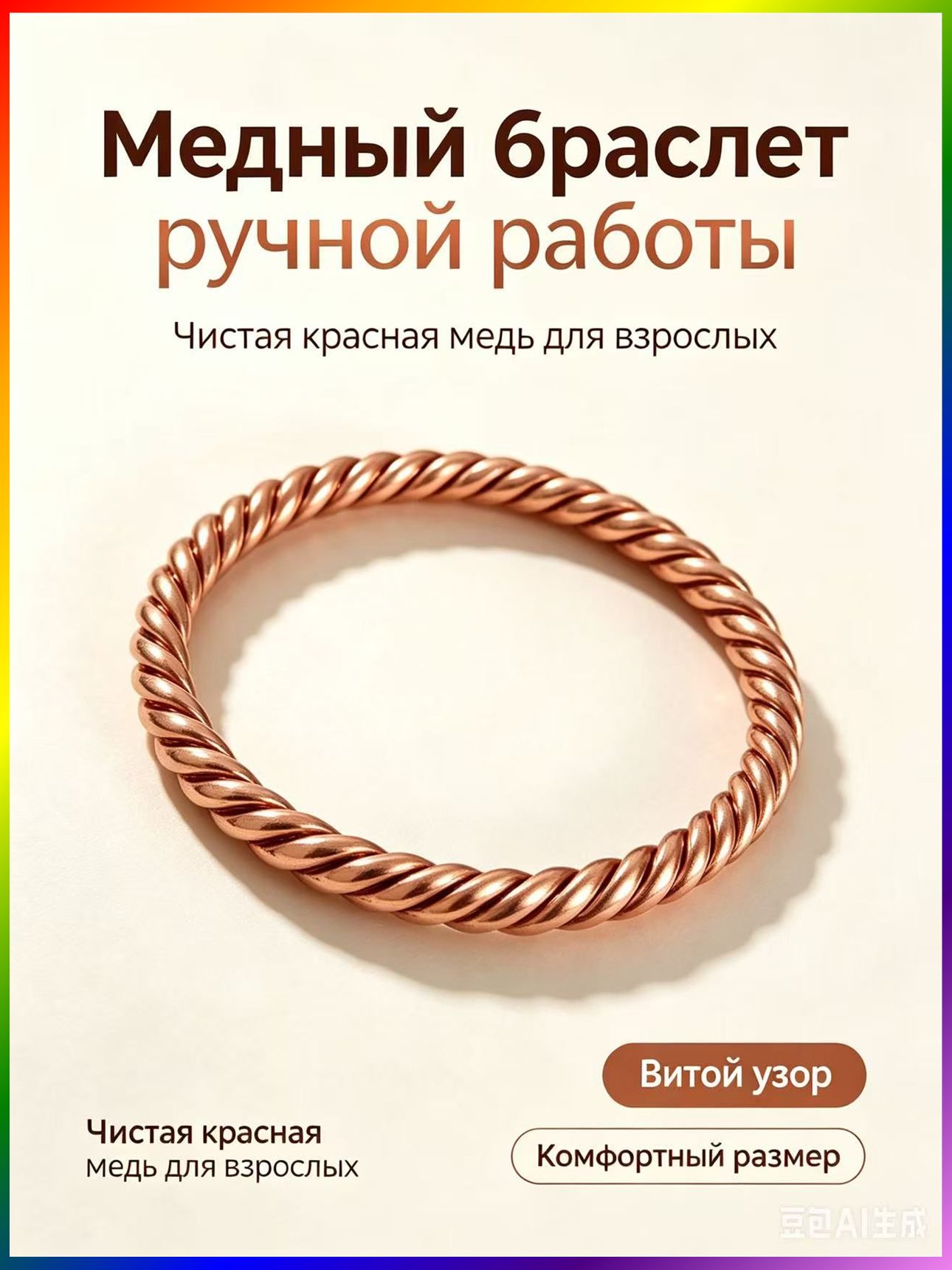 Плетеный браслет