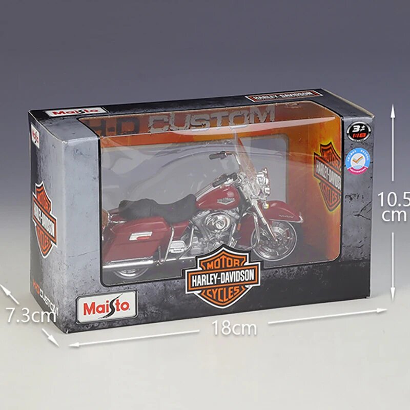 Maisto 1/18 Harley Davidson FLHR Road King 1999 металлическая модель мотоцикла With retail box