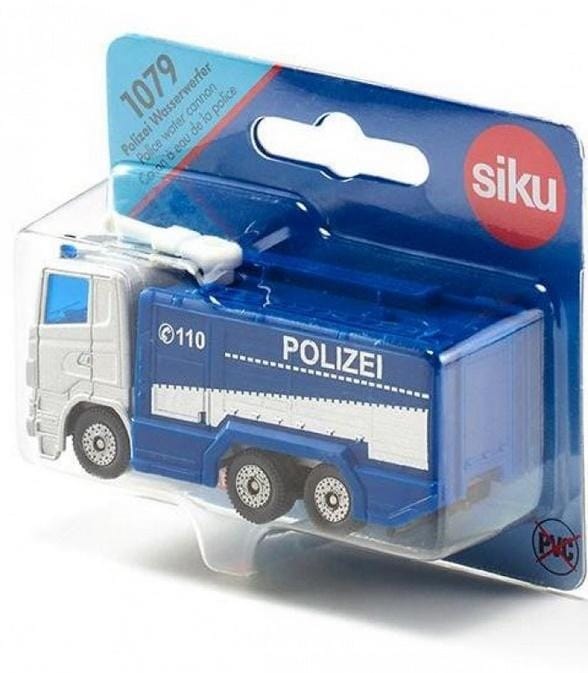 Игрушечная машинка Siku полицейская водяная пушка 1079, белый