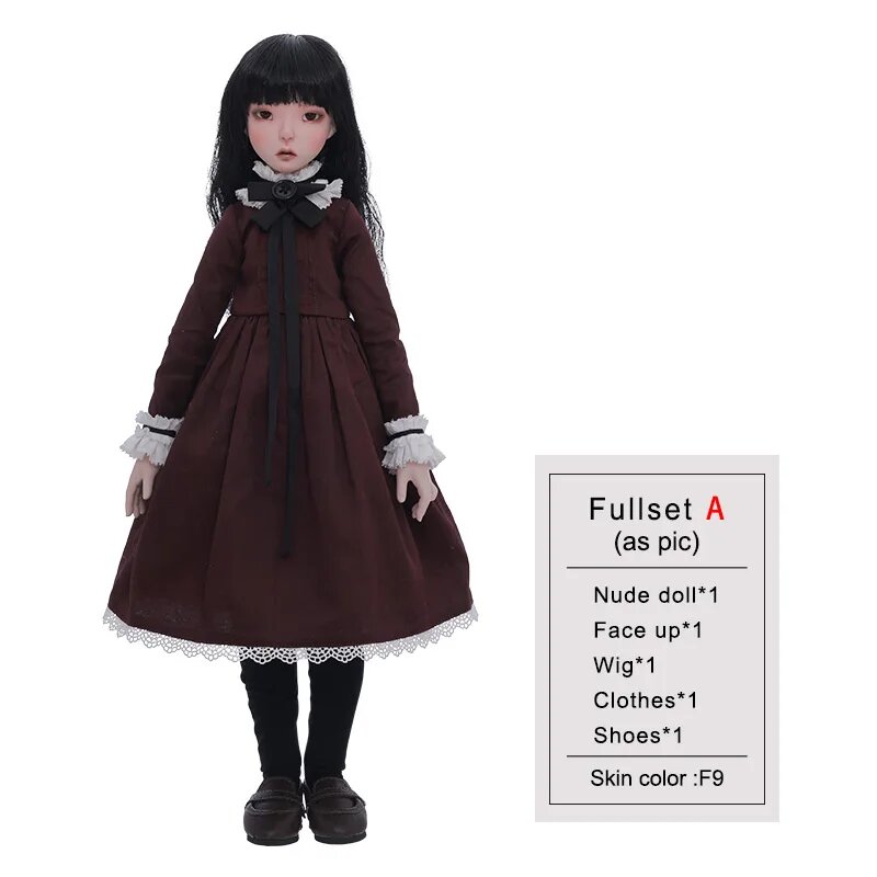 Oueneifs Edda 1/4 кукла Fullset A, красный