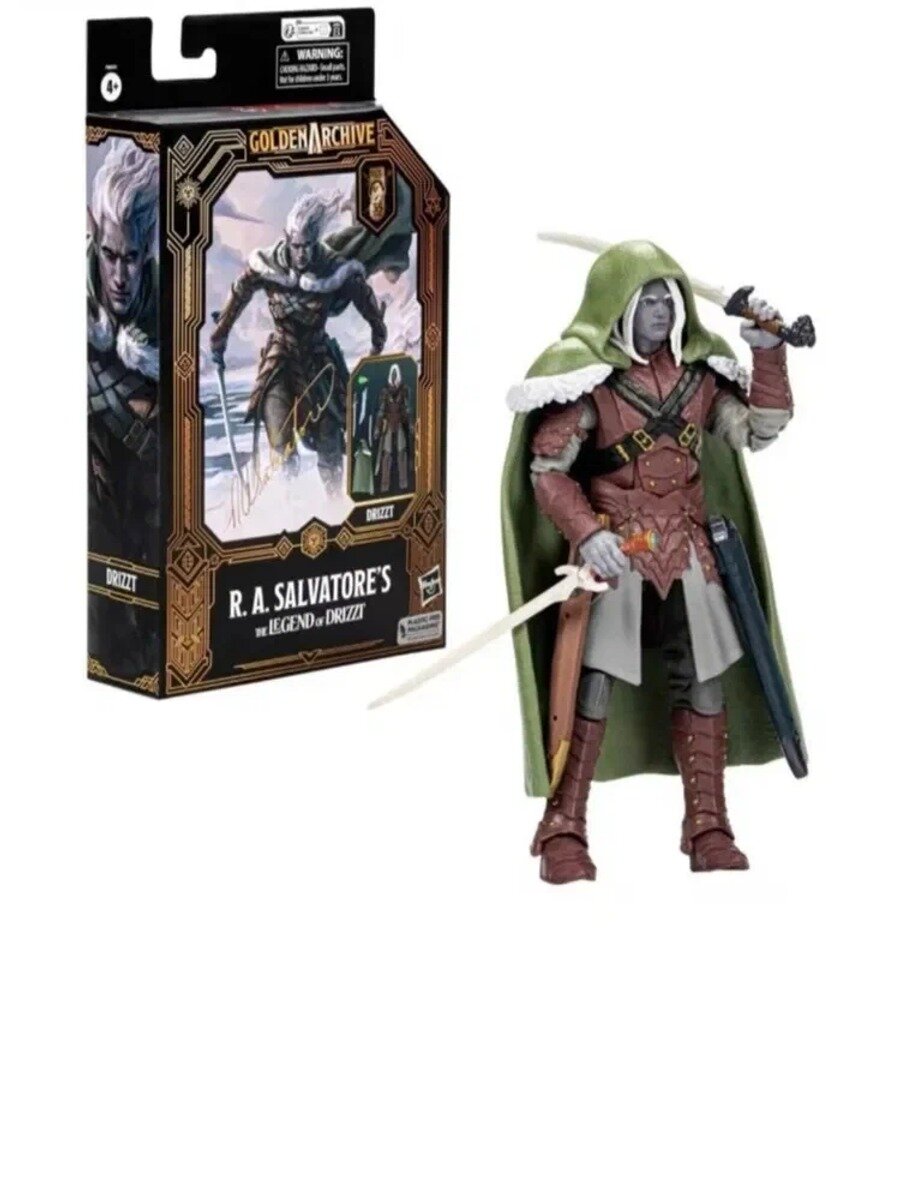 Фигурка Hasbro Dungeons & Dragons Toys Темный эльф Трист, 6-дюймовая подвижная кукла ручной работы