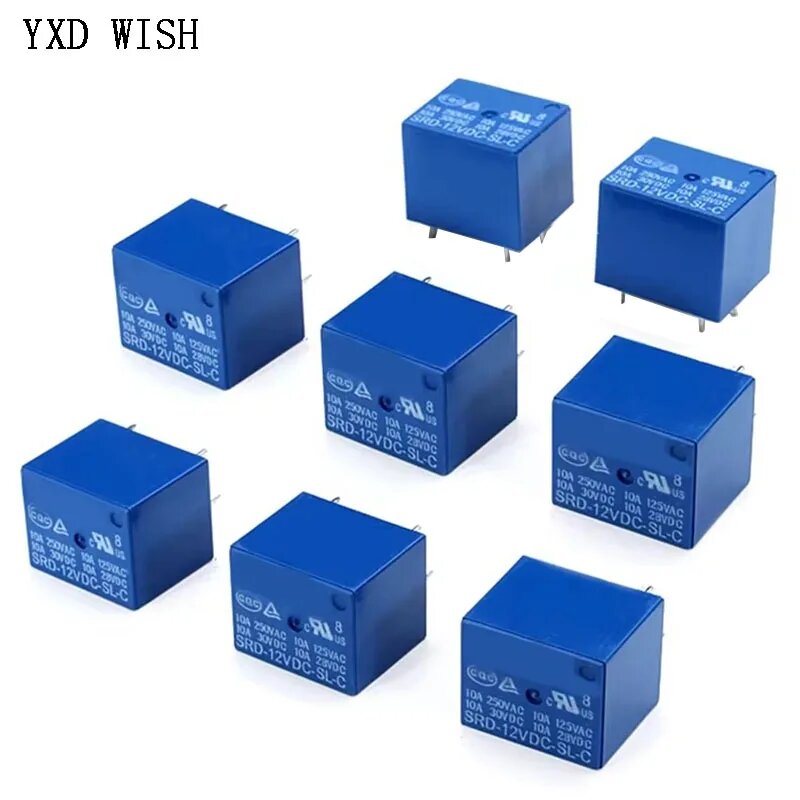 Реле SRD-05V 50 шт. SRD-24VDC-SL-C