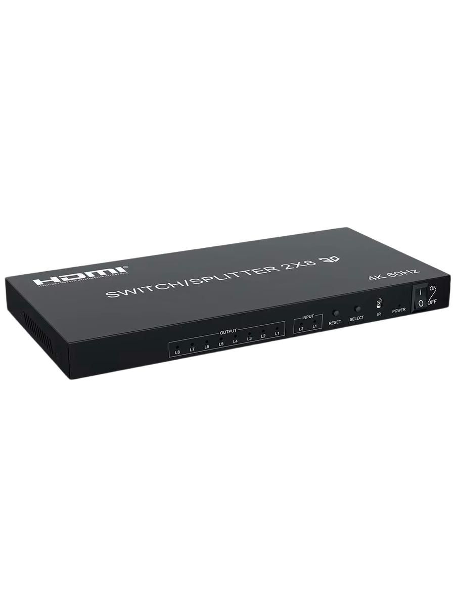 HDMI-переключатель разветвитель 4K 60Hz, сетевой коммутатор для локальной сети, подключение устройств дома и в офисе