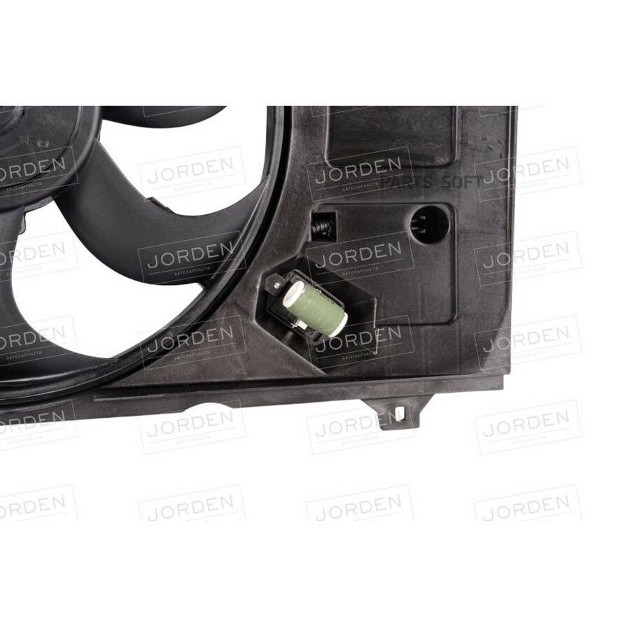 Вентилятор охлаждения в сборе KIA Rio 2 06-11 253801G050 Jorden JH03RIO05062 от официального дистрибьютора, JORDEN, артикул JH03RIO05062