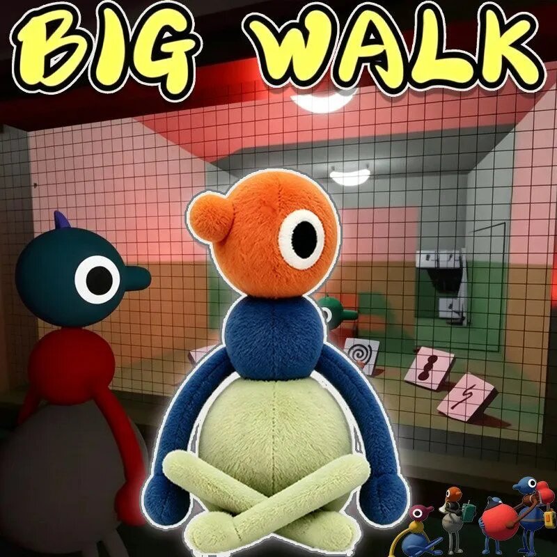 Мягкая игрушка Big Walk, плюшевый персонаж из игры, подушка для детей и фанатов, 30 см