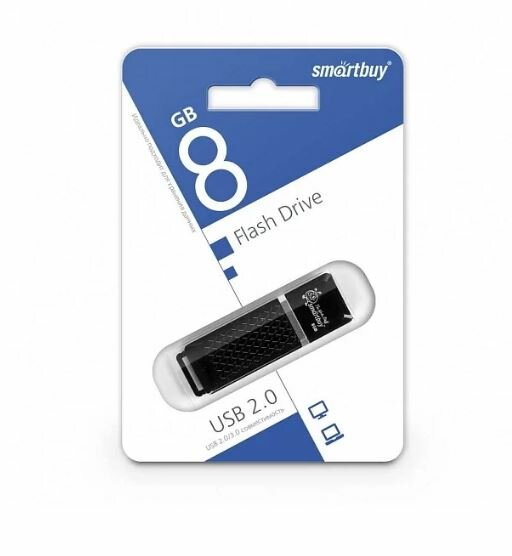 Smart Buy USB 8GB Quartz series Black