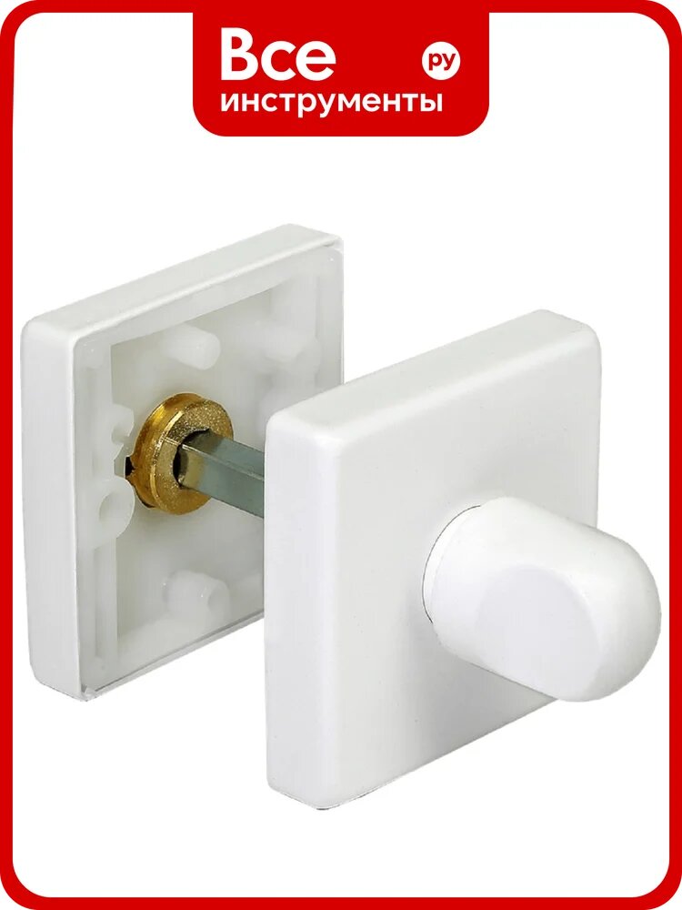 Сантехническая завертка MORELLI LUX-WC-SQ BIA, цвет - белый 9012328