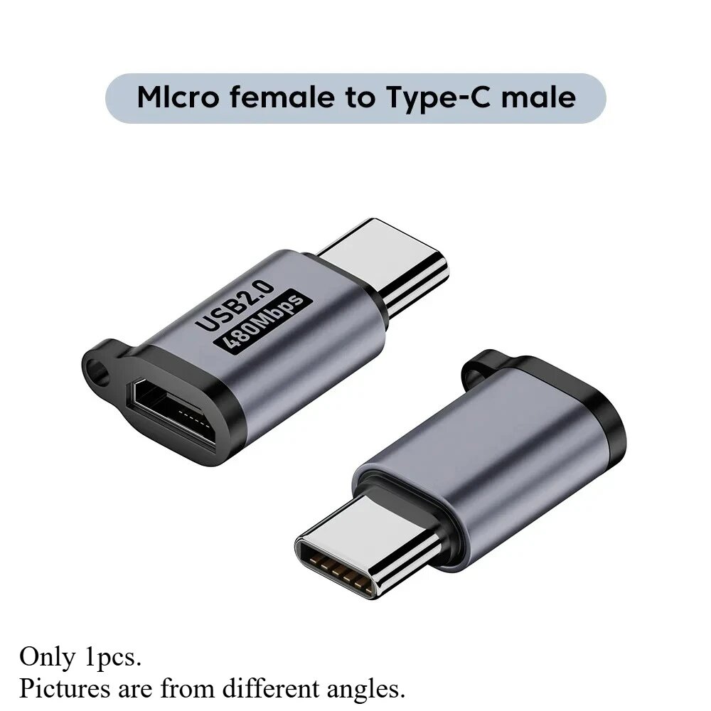 Переходник-кабель Type-C (женский) На Mini USB / Type-C (мужской) На Micro USB Micro to type C