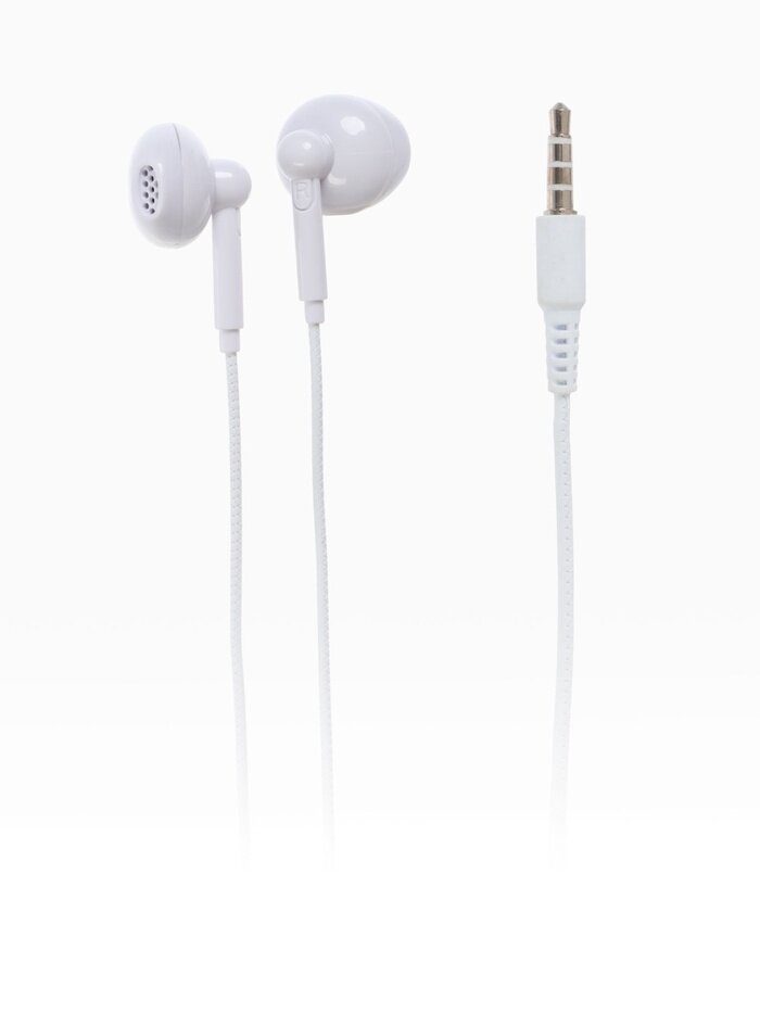 Наушники проводные SY-814, вкладыши, микрофон, Jack 3.5 мм, белые