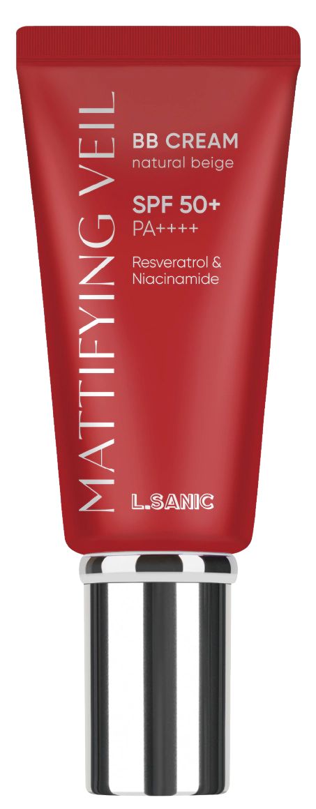 L.Sanic ВВ-крем Матирующая вуаль SPF50+/PA++++ Натуральный бежевый, 50мл.