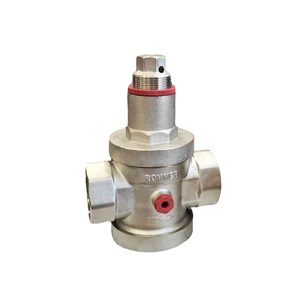 Редуктор давления ROMMER RVS-0008-000015 PN25 вн/вн 1/2 с выходом под манометр RG00921SM0CF3O