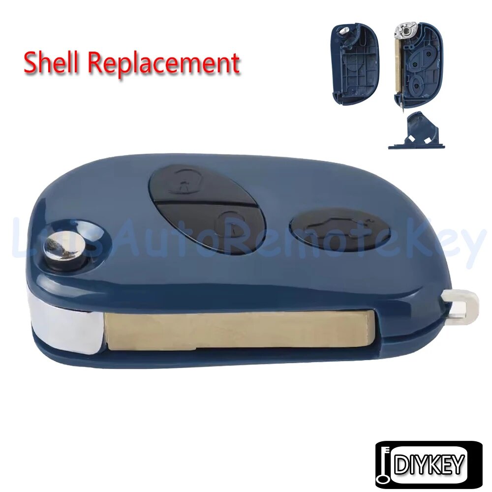 Выкидной ключ-пульт Maserati 433 МГц ID48 Shell Replacement