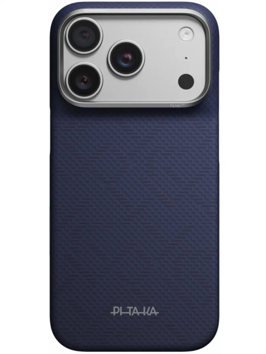 Ультра тонкий чехол Weaving для iPhone 18 Pro Max, Sapphire