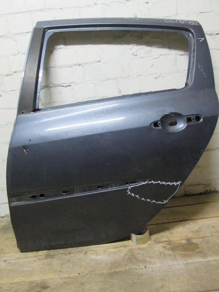 Дверь задняя левая 7751476191 Renault Clio 3 б/у