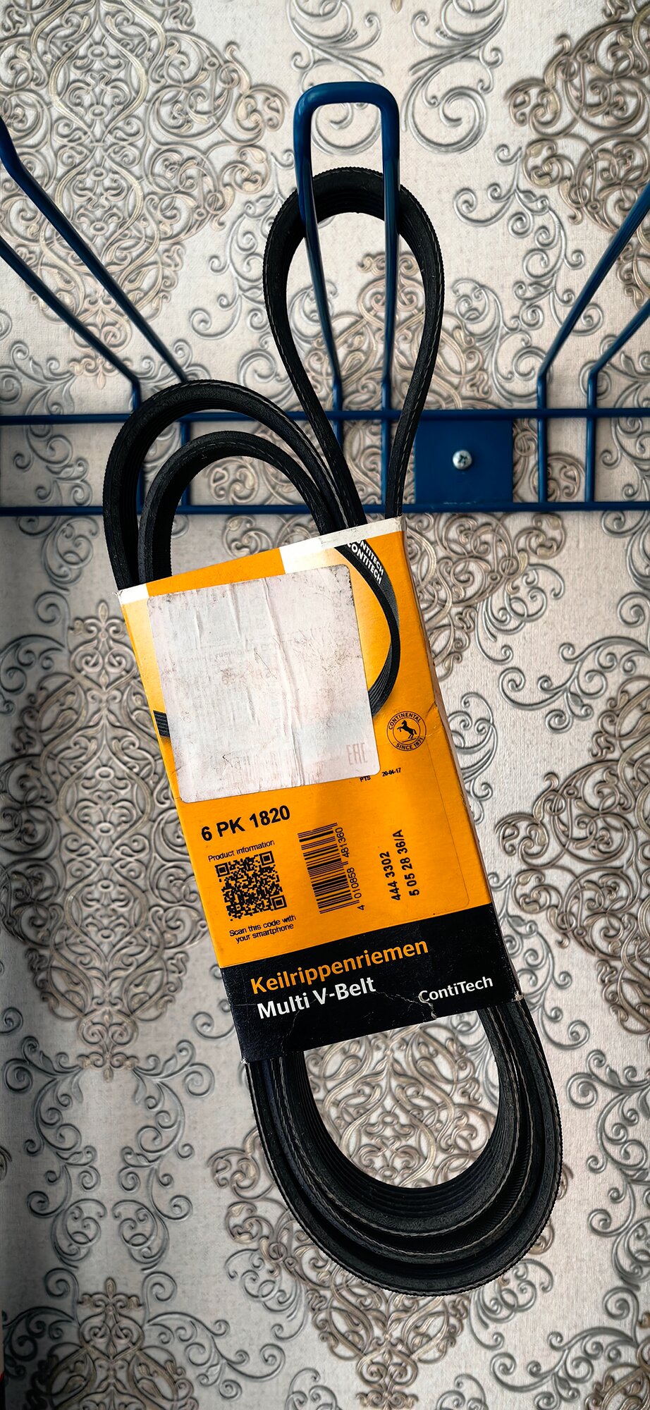 CONTINENTAL 6 PK 1820 Ремень поликлиновой CONTITECH 6 PK 1820