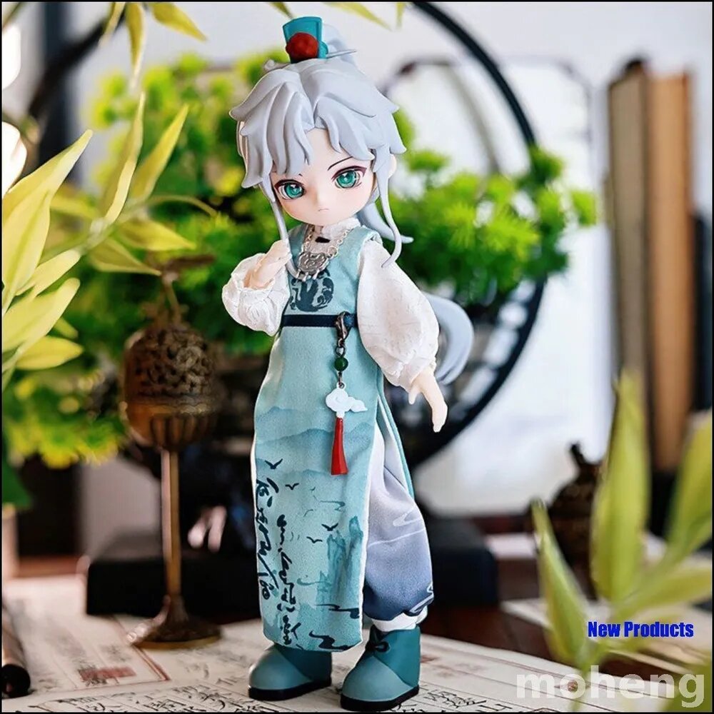 Эксклюзивная кукла BJD 1/12 Nagi6.0 Песнь по ветру, голубая