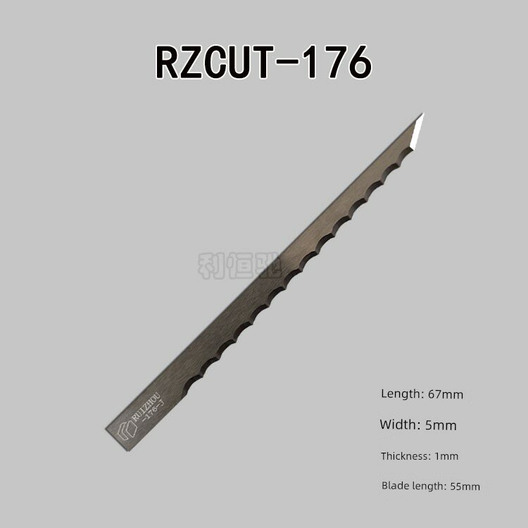 RZCUT-176 Вибрационное режущее лезвие из вольфрамовой стали для ткани и подкладки, 1 шт
