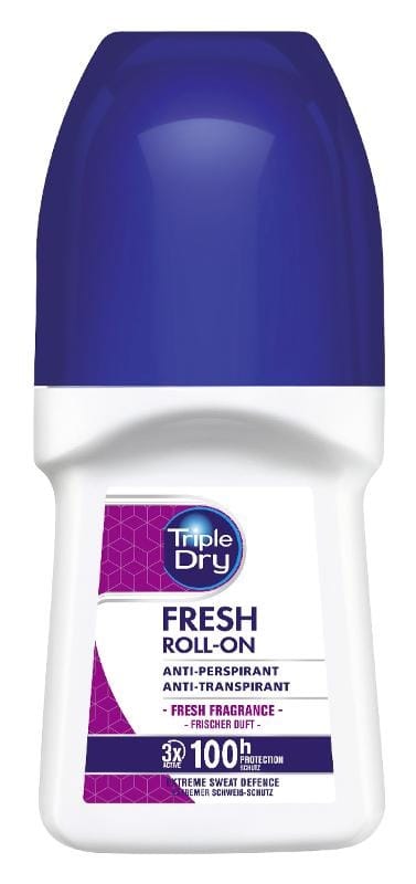 Дезодорант Triple Dry антиперспирант-роллон 100 ч fresh, 50 мл