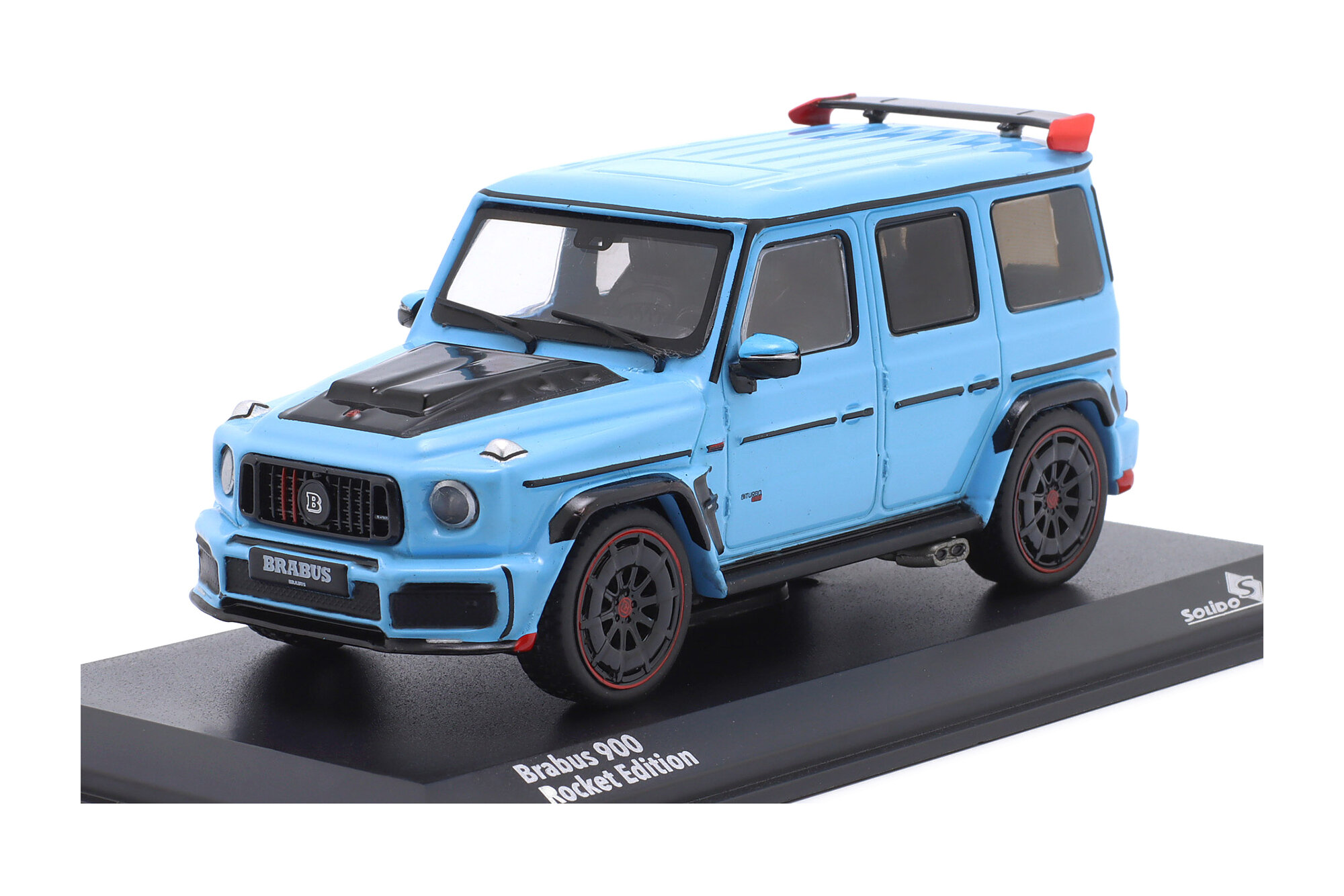 Модель коллекционная SOLIDO Mercedes brabus 900 rocket edition light blue/black