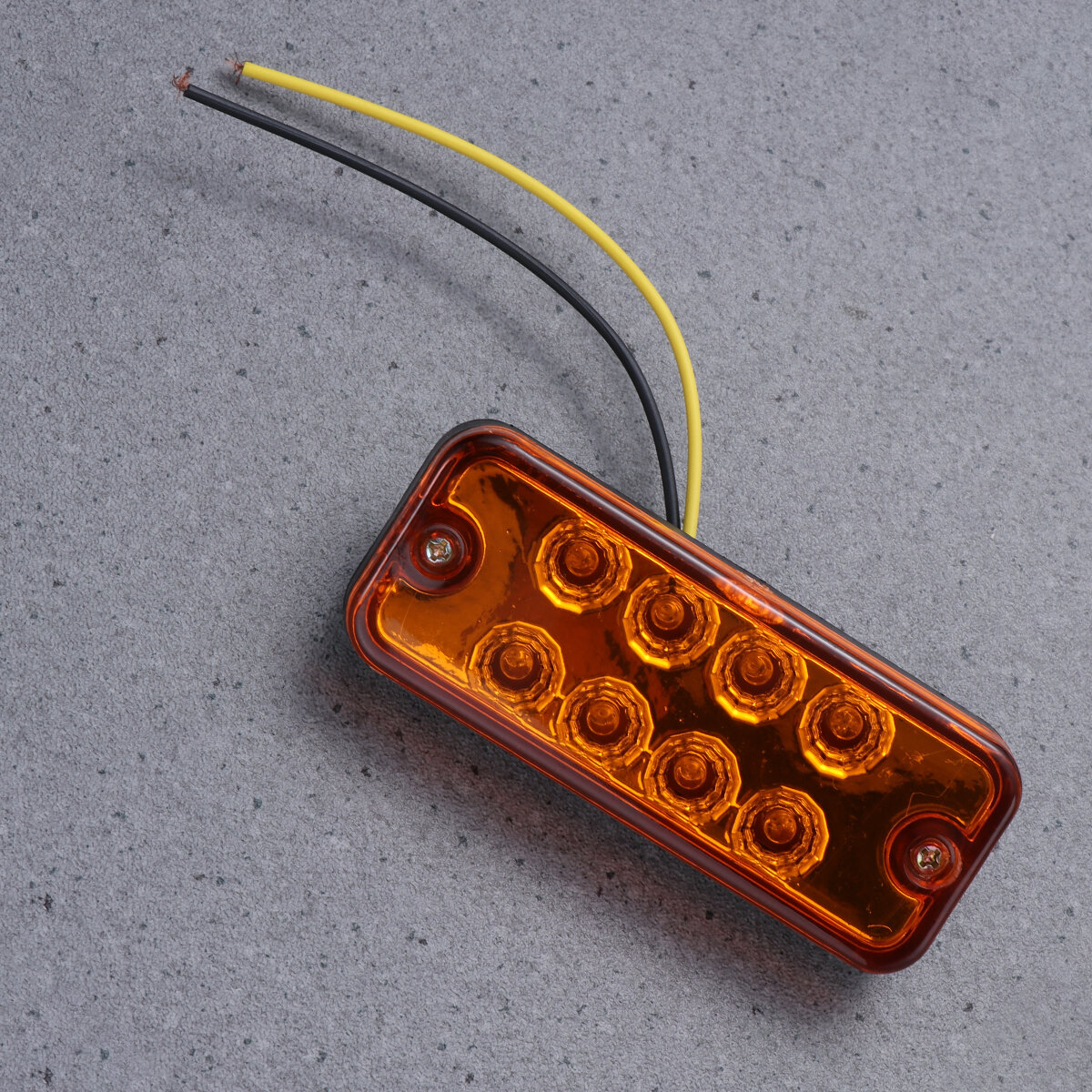 Фонарь Маркера 24V 8 LED 6000K для Грузовика Прицепа Кемпера Желтый 10.00X4.00X1.50CM