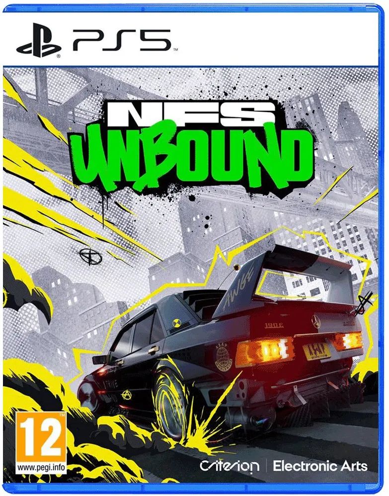Игра NFS need for speed unbound, Диск для PS5, русские субтитры и интерфейс