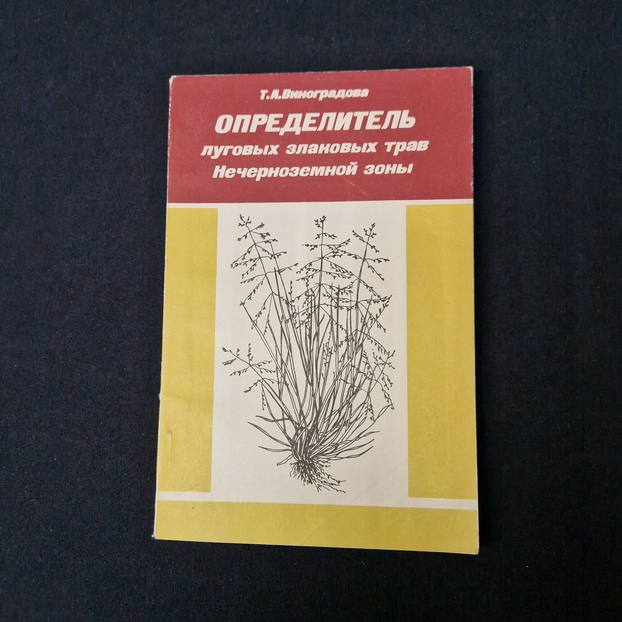 Т. А. Виноградова. Определитель луговых злаковых трав Нечерноземной зоны. Книга.
