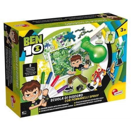 Набор для рисования, росписи Lisciani Ben 10, маркеры-спреи